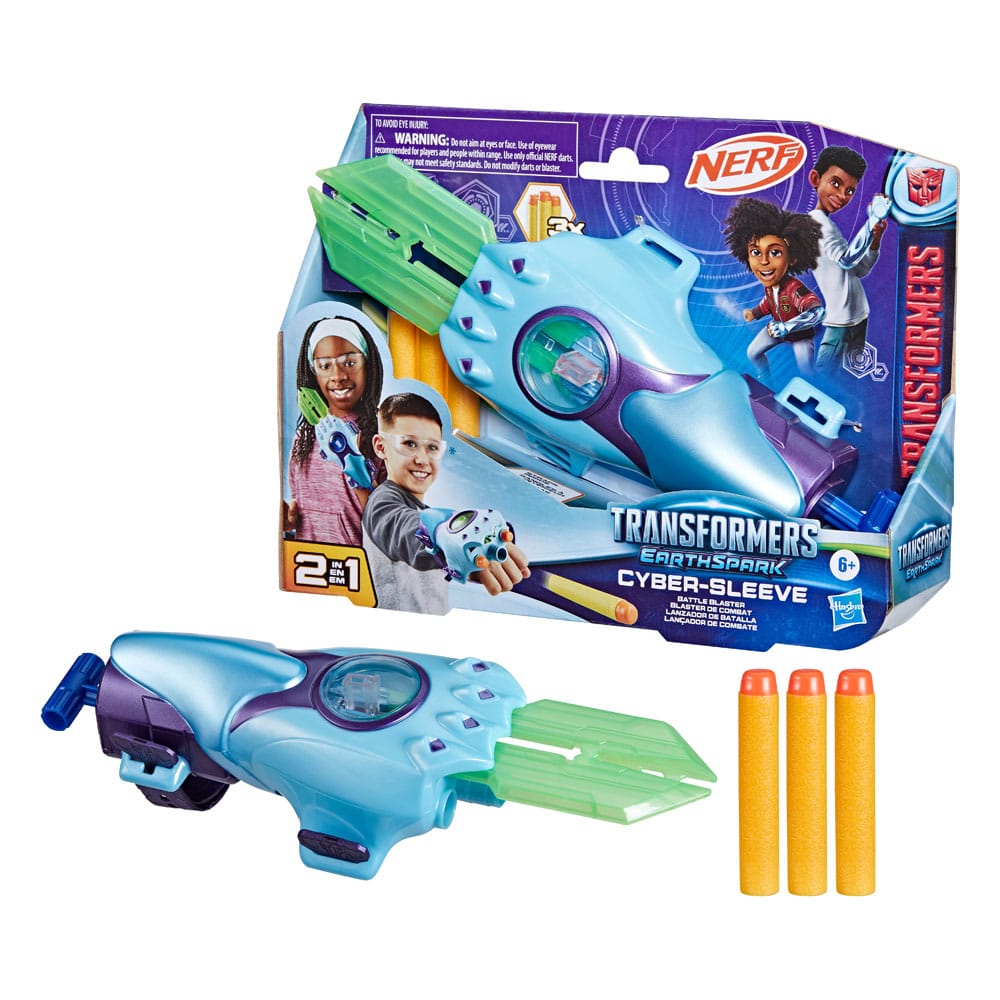 Transformers EarthSpark NERF Cyber-Sleeve Battle Blaster – Rokishī Store