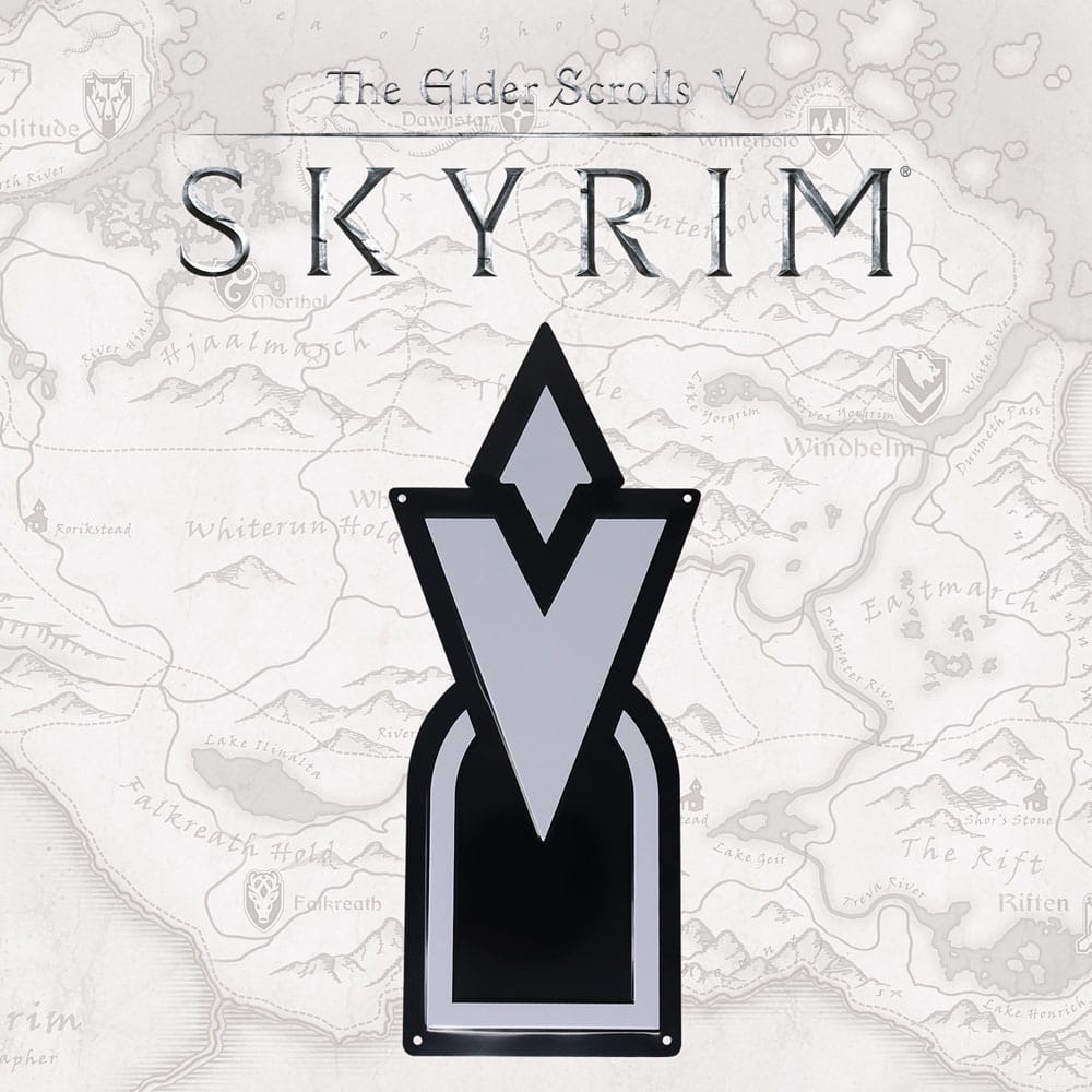 Elder Scrolls Skyrim Tin Sign Skyrim Quest Marker – Rokishī Store