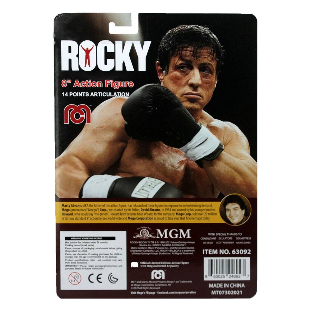 Rocky Action Figure New Rocky Balboa in Sweatsuit 20 cm – Rokishī Store